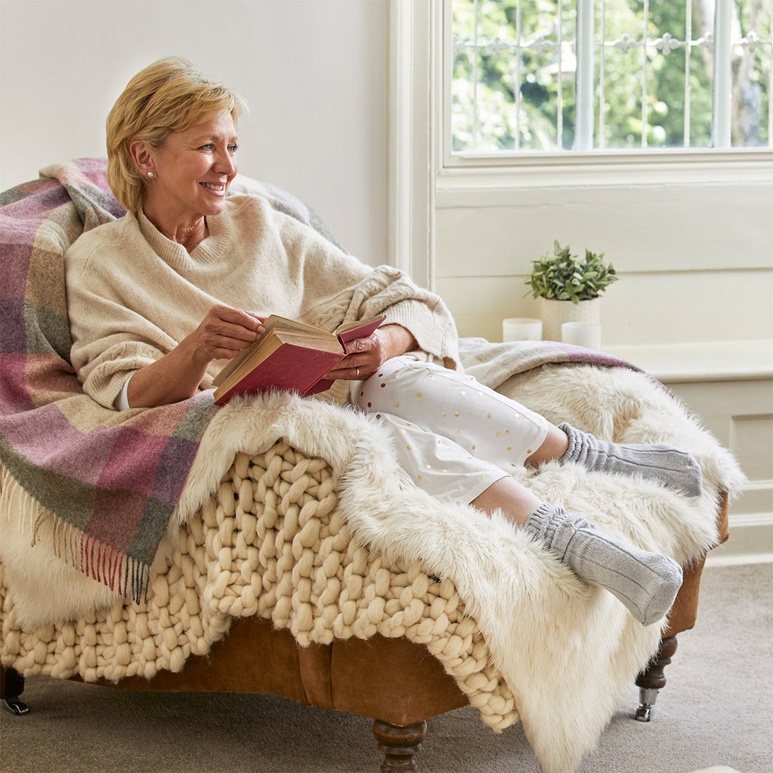 Extra Roomy Super‑Soft Bed Socks poor circulation help (2 pair pack)